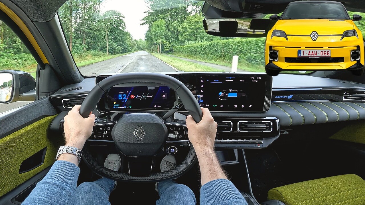 Video Renault 5 E-Tech Electric 2025 Iconic Cinq Comfort Range ...