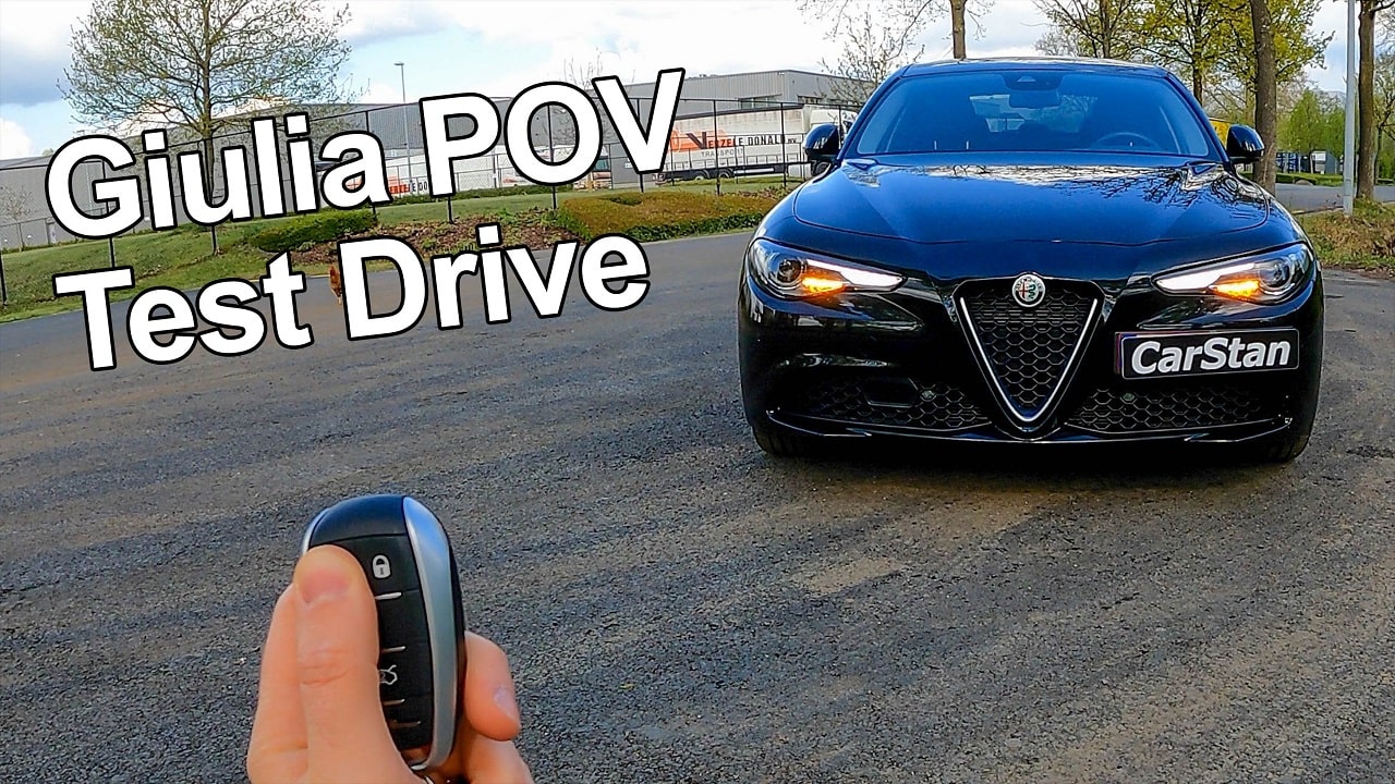 Video Alfa Romeo Giulia 2021 POV test drive - Autotijd.be
